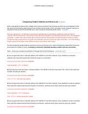 NETW W Lab Report Docx NETW Week Lab Report Computing Usable Subnets And Hosts ILab