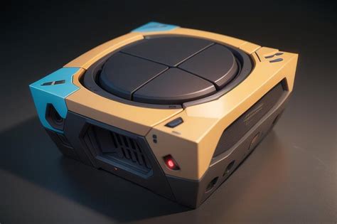 Premium Ai Image Game Console Console Device 3d Rendering Model