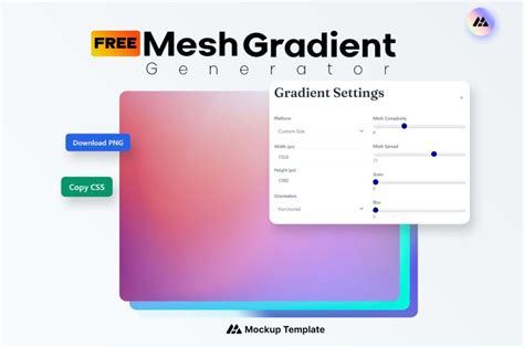 Mesh Gradient Generator Customize And Free Export Png