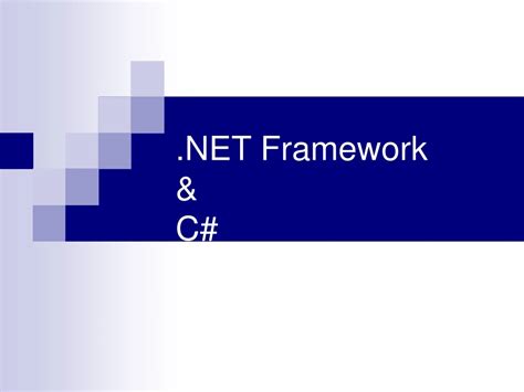 PPT NET Framework C PowerPoint Presentation Free Download ID