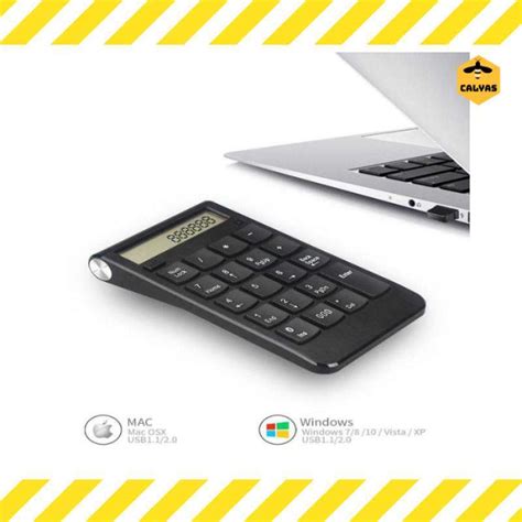 jual numeric keypad numpad wireless 2 4ghz rechargeable number keyboard di seller rukia