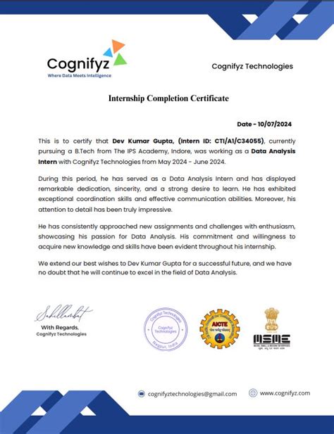 dev kumar gupta on linkedin cognifyztechnologies cognifyz cognifyztech internship dataanalysis