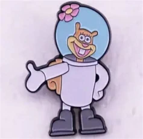 Spongebob Squarepants Sandy Cheeks The Squirrel Cute Pin Badge £8 69 Picclick Uk