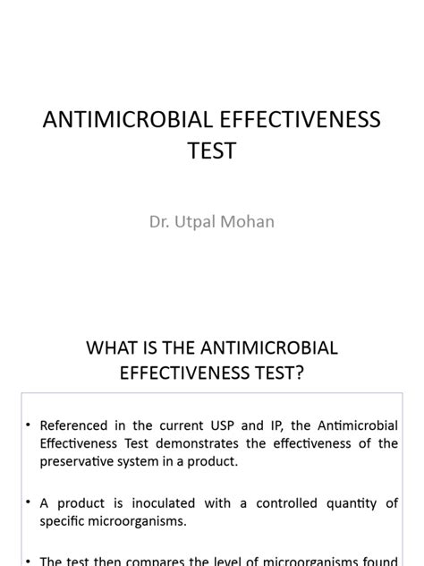 Antimicrobial Effectiveness Test Pdf Antimicrobial Colony Forming Unit