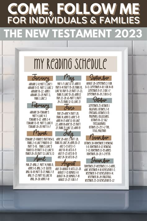 2023 Come Follow Me Printables Artofit