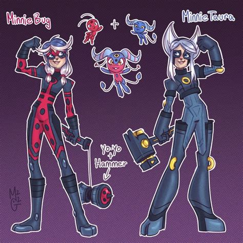 [oc] Meet Minnie Taura And Minnie Bug Miraculousladybug Miraculous