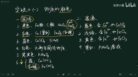 【初中化学】推断题怎么写？ 哔哩哔哩
