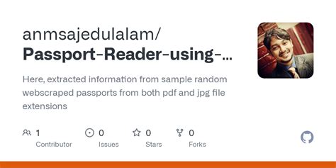 GitHub Anmsajedulalam Passport Reader Using Tesseract Here Extracted Information From Sample