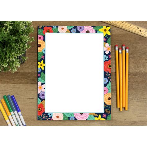 Wildflowers Computer Paper Tcr6697 Teacher Created Resources