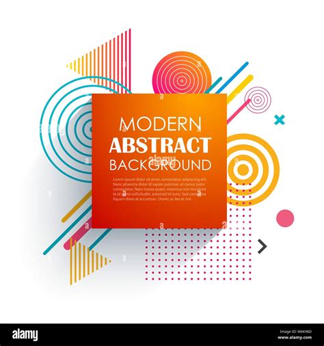 Abstract Geometric Red Square Pattern Design And Background Use For