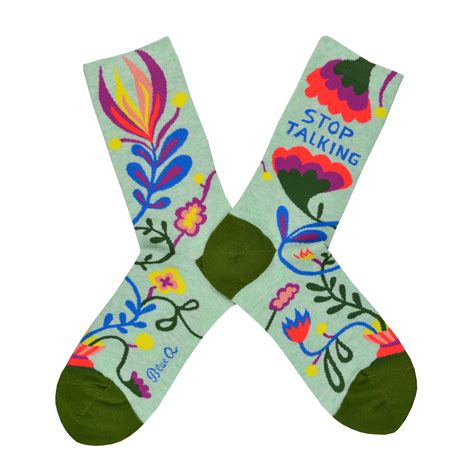 Womens Stop Talking Socks Sockshop