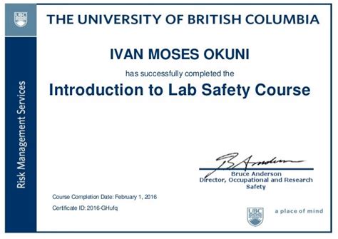 Introduction To Lab Safety