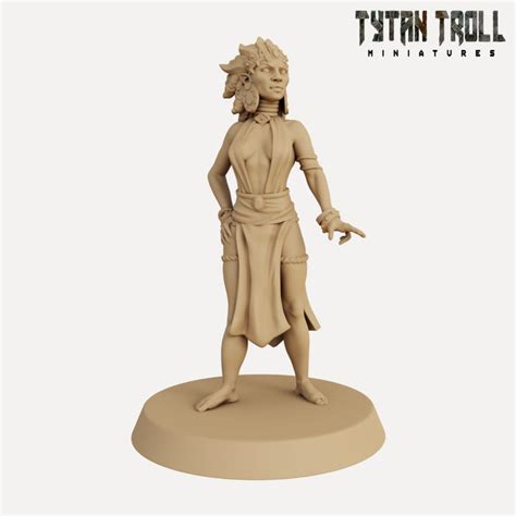 Ludmilla Vilisevic 3d Printed Miniature — Empire Of Minis