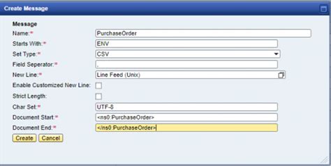 File Content Conversion Csv To Xml Using B2b Integration Cockpit Sap