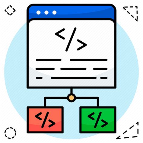 Web Programming Software Development Html Coding Managementvector