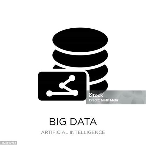 大資料圖示向量在白色背景 大資料時尚填充圖示從人工智慧收集向量圖形及更多互聯網圖片 互聯網 交通 人工智能 Istock