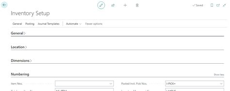 item no field missing from the item card page in microsoft dynamics