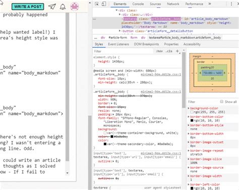 Fixing Dev To S Scrollbar Bug With A Single Line Of Code Ko Fi