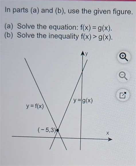 Solved In Parts A And B Use The Given Figure A Solve