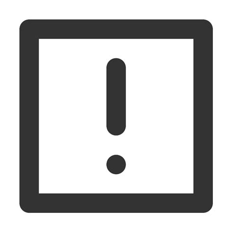 Alert Square Vector SVG Icon SVG Repo