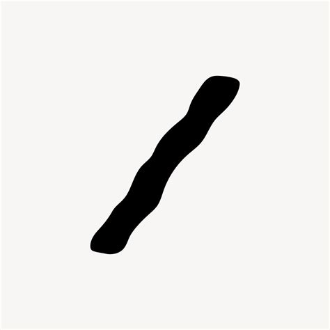 Slash Distorted Symbol Vector Free Vector Rawpixel
