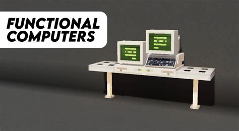 Functional Vintage Computers Texture Pack For Minecraft 118 117