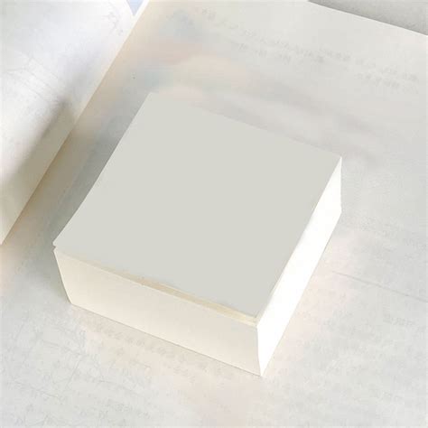 Spooryyo 400 Sheet Tearable Square Notebook Extra Thick Blank Draft Paper Notepad For Notes