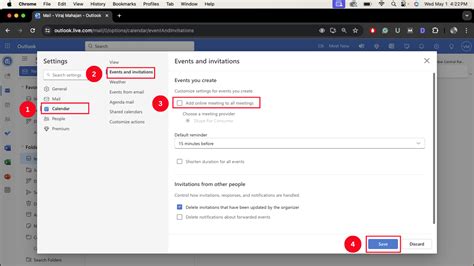 can t see teams meeting invite in outlook app