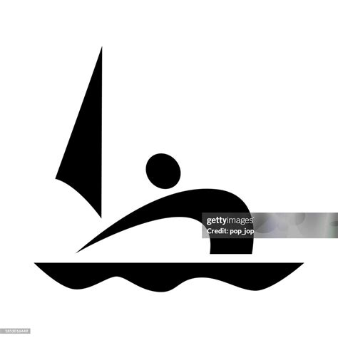 Sailing Yachting Sport Vector Icon Kinds Of Sports High Res Vector Graphic Getty Images