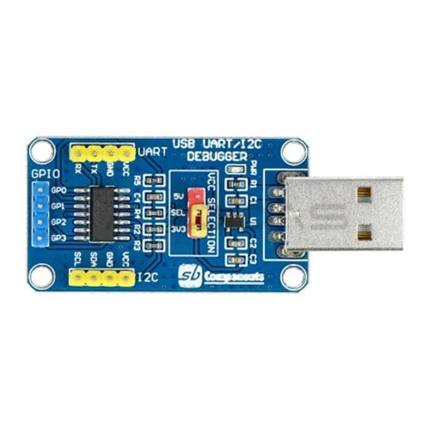 USB UART I2C Converter MCP2221 USB Plug SB Components SKU21246