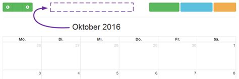 FullCalendar Header Title To Custom Stack Overflow