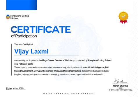 Fullstackdeveloper Mernjourney Vijay Laxmi