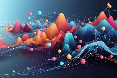 Premium Ai Image Big Data Visualization Social Network Or Business Analytics Representation