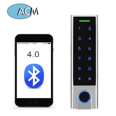 Touch Bluetooth Fingerprint Access Control Bluetooth KHz EM Card RFID Access Controller
