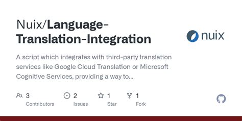 GitHub Nuix Language Translation Integration A Script Which Integrates With Third Party