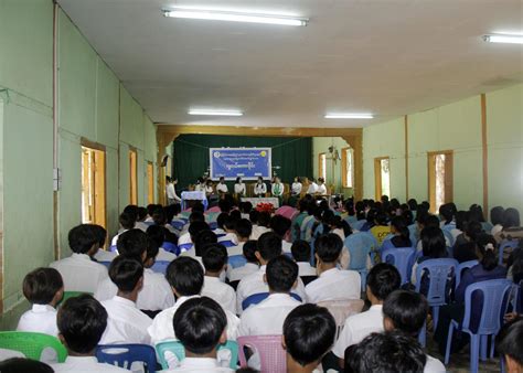 နမ့်စန်မြို့ အထက မြို့မ ကျောင်းတွင် လူငယ်စကားဝိုင်း ဆွေးနွေးပွဲ ကျင