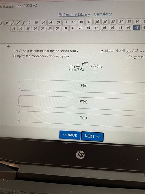 solved let f ﻿be a continuous function for all real