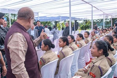 Manipur Cm Pledges Libraries For Recognised Communities As Christmas