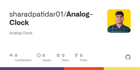 GitHub Sharadpatidar Analog Clock Analog Clock