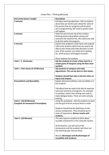 Ocr A Level Computer Science Thinking Ahead 212 Ocr Teaching