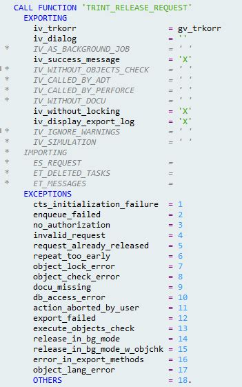 Solved How To Pass Fm Exceptions As Message Sap Community