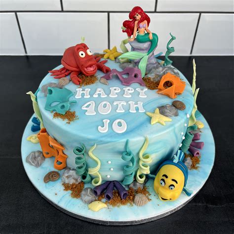 Simply Marvellous Cakes Ariel Sebastian And Flounder