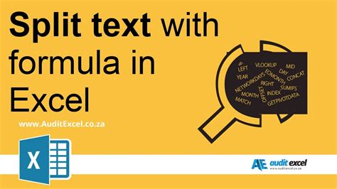 splitting text in excel cells remove characters from left or right youtube
