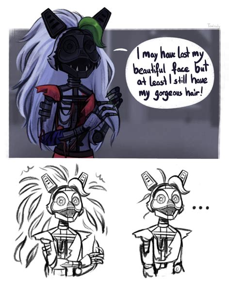 Withered Roxanne Wolf Fnaf Funny Anime Fnaf Fnaf Memes