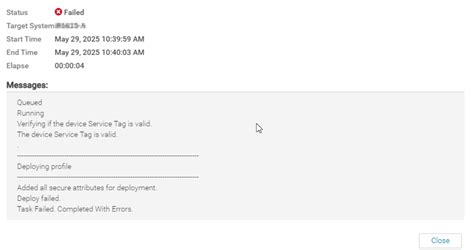 IDRAC Template Deployment Fails Or Import Server Config Profiles Complete With Errors Dell Nepal