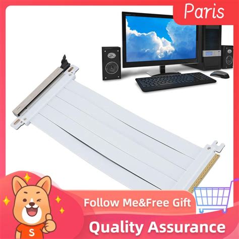 Superparis Gpu Pcie Extension Cable Anti Interference Riser Flexible For Pc Shopee Malaysia