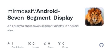 GitHub Mirmdasif Android Seven Segment Display An Library To Show Seven Segment Display In