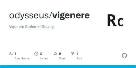 GitHub Odysseus Vigenere Vigenere Cipher In Golang