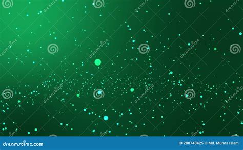 The Particles Bounce Animated Abstract Bouncing Particle Animation