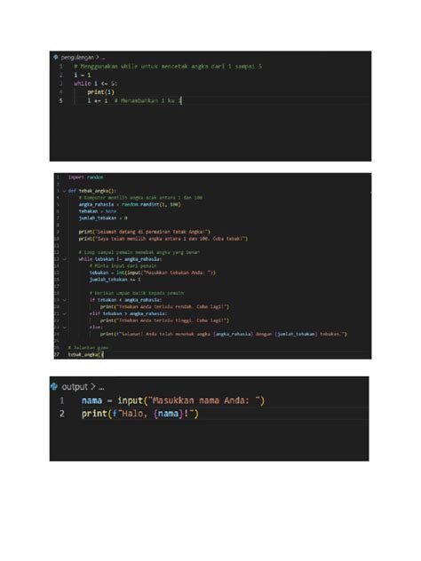 Latihan Python Pdf